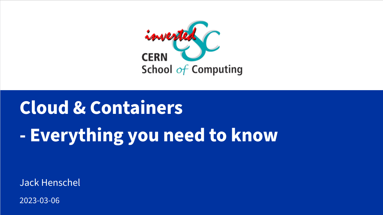 Cloud & Containers - Everything you need to know · Jack Henschel's Blog